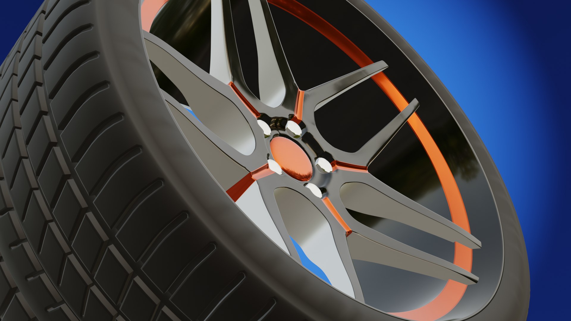 3D Sport Car Alloy Wheel Model - TurboSquid 1923665