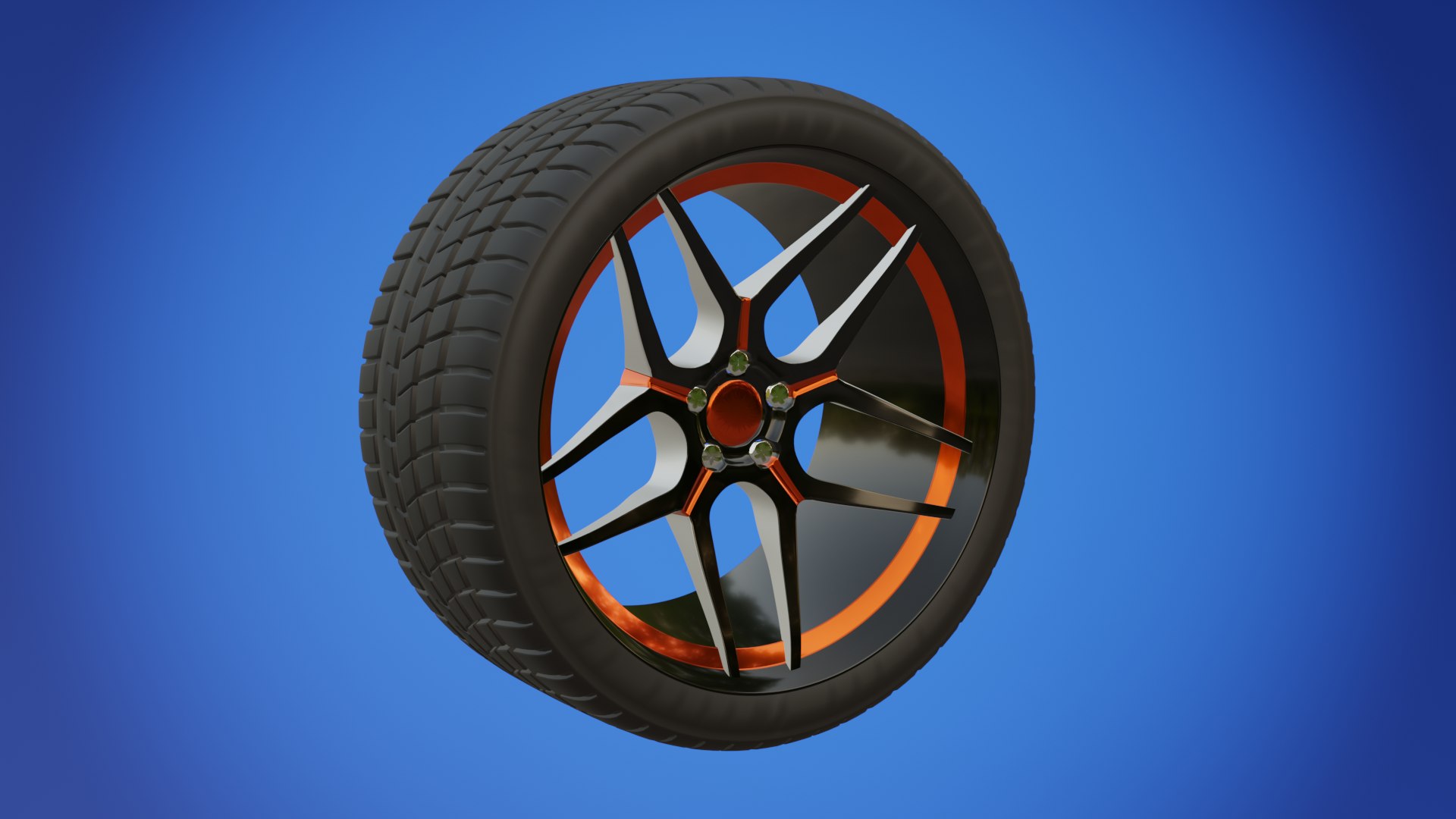 3D Sport Car Alloy Wheel Model - TurboSquid 1923665