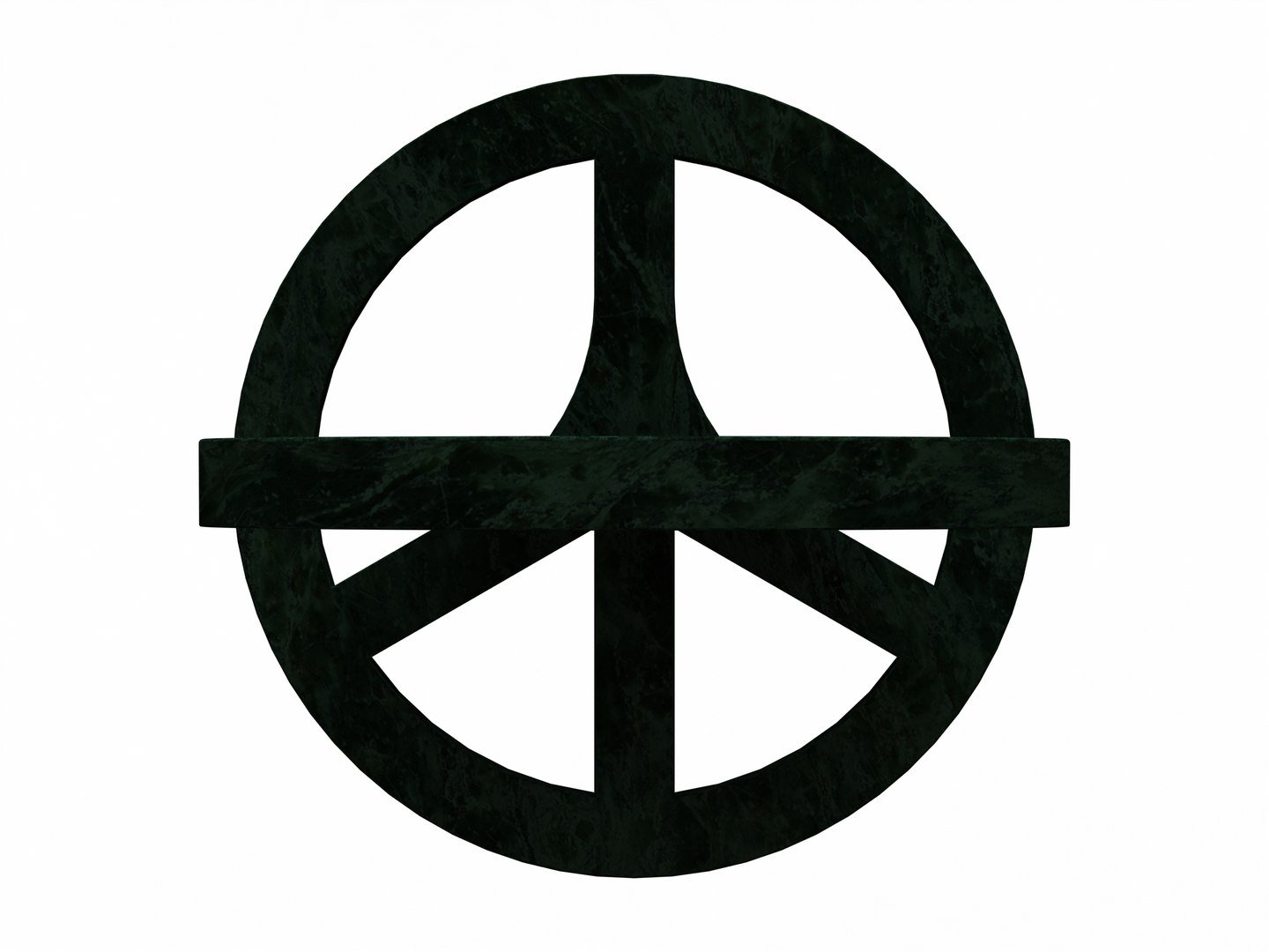 Plastic Peace Symbols Stand 3D model - TurboSquid 2166654