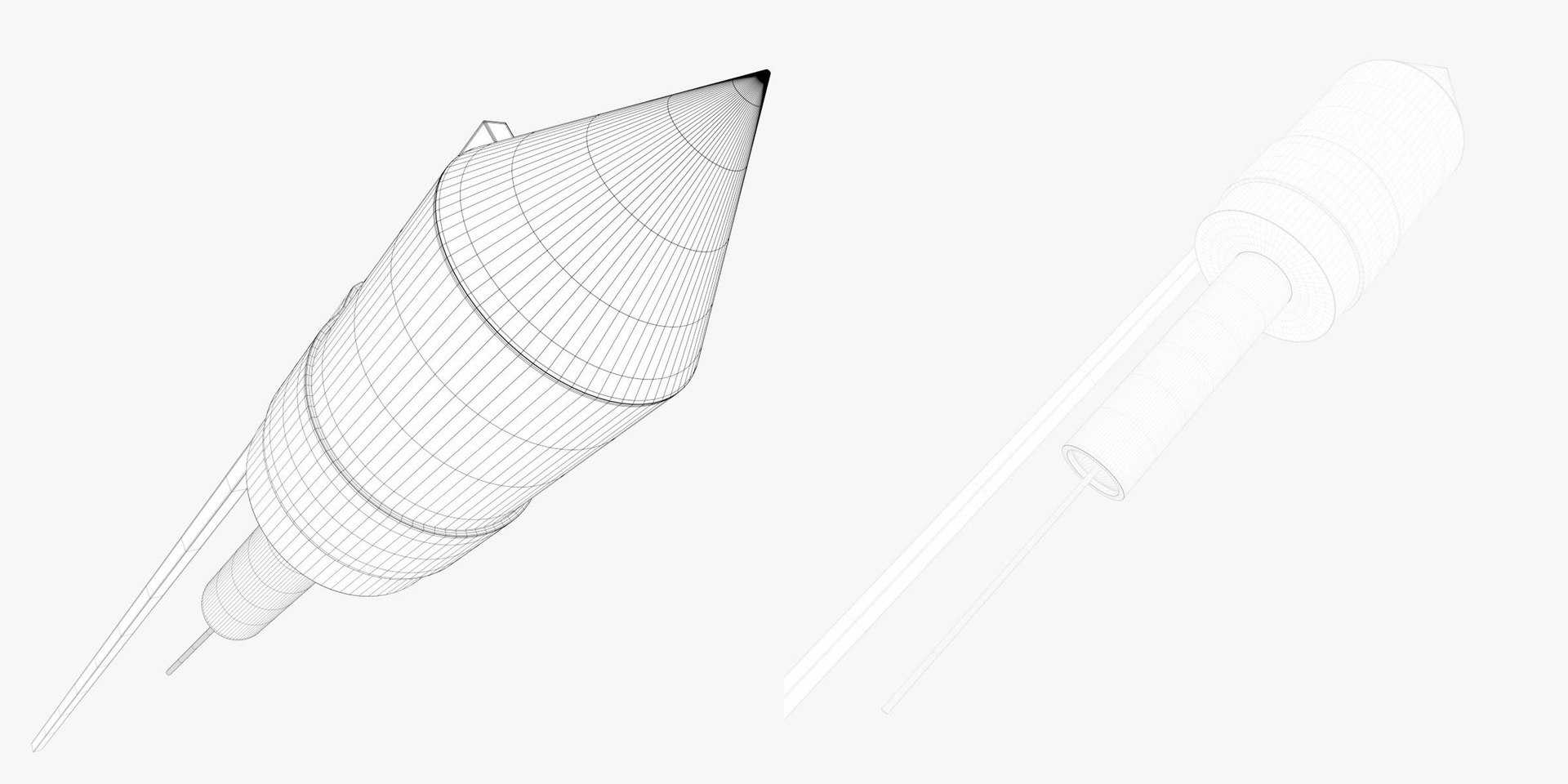 Stylized Firework Rocket 2 3D Model - TurboSquid 1932638