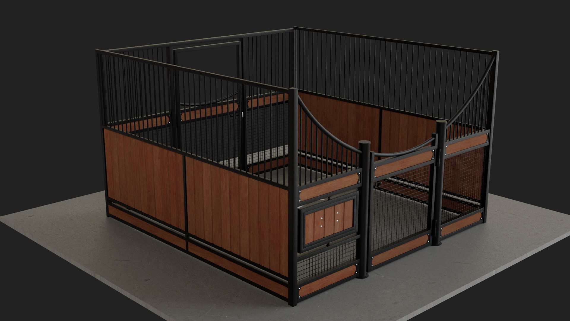 3D Model Horse Stall - TurboSquid 1996871