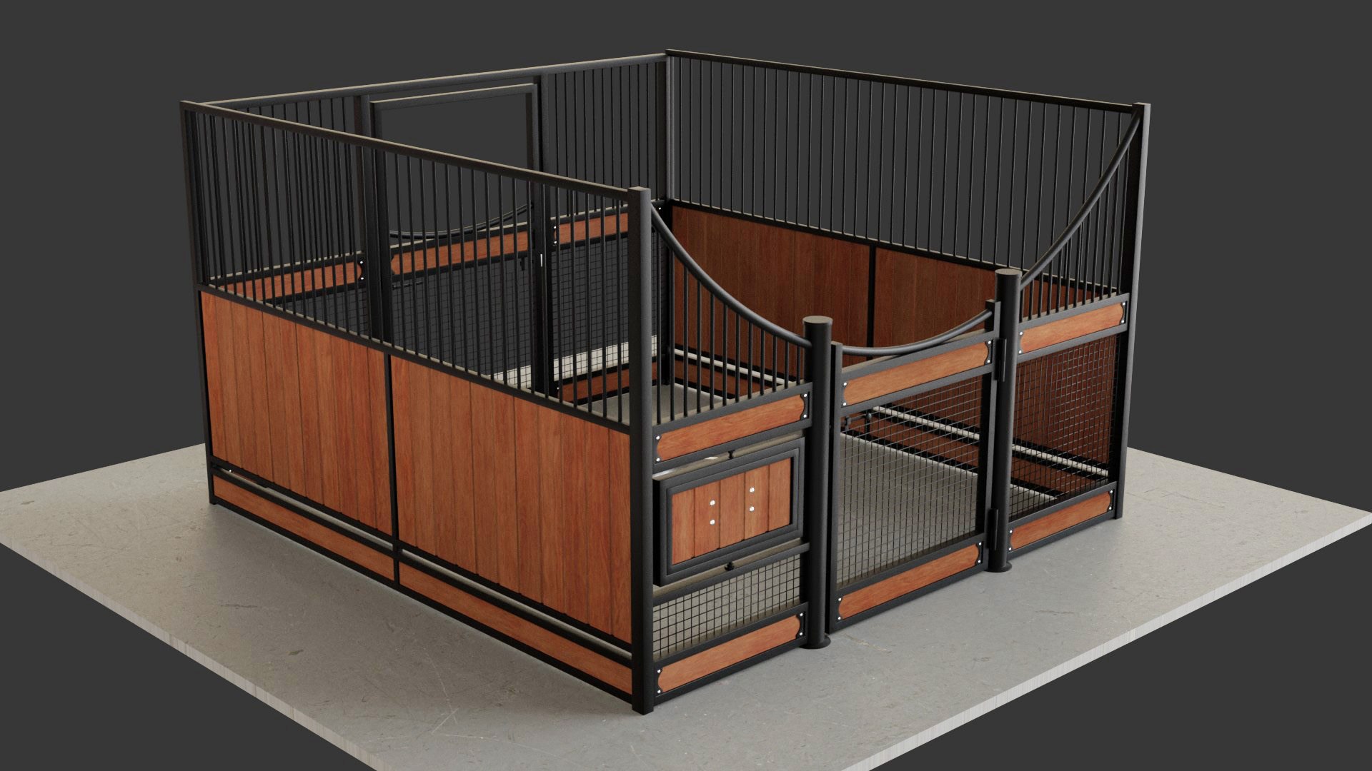 3D Model Horse Stall - TurboSquid 1996871