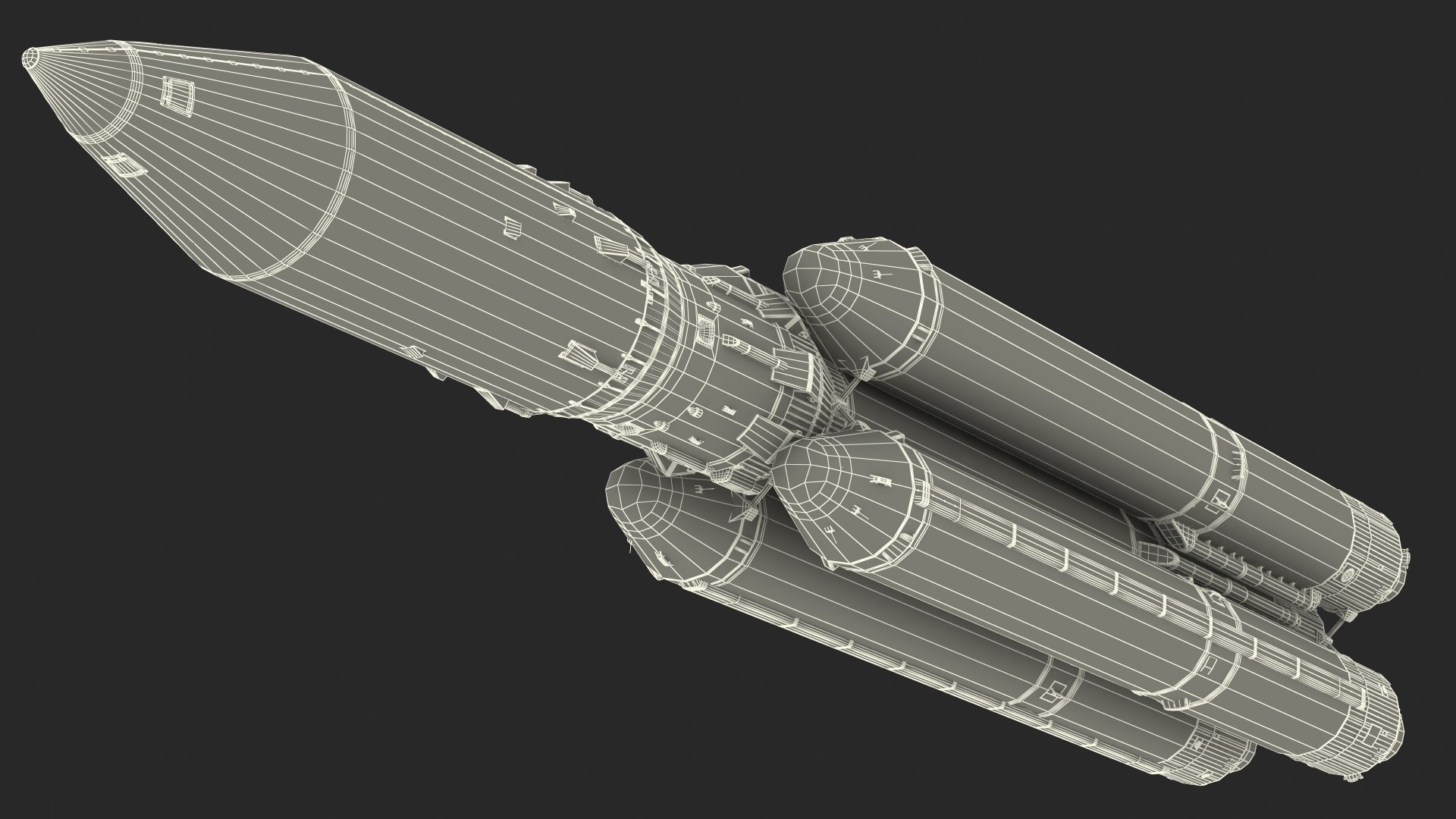 Heavy Lift Launch Vehicle 3D model - TurboSquid 1769939