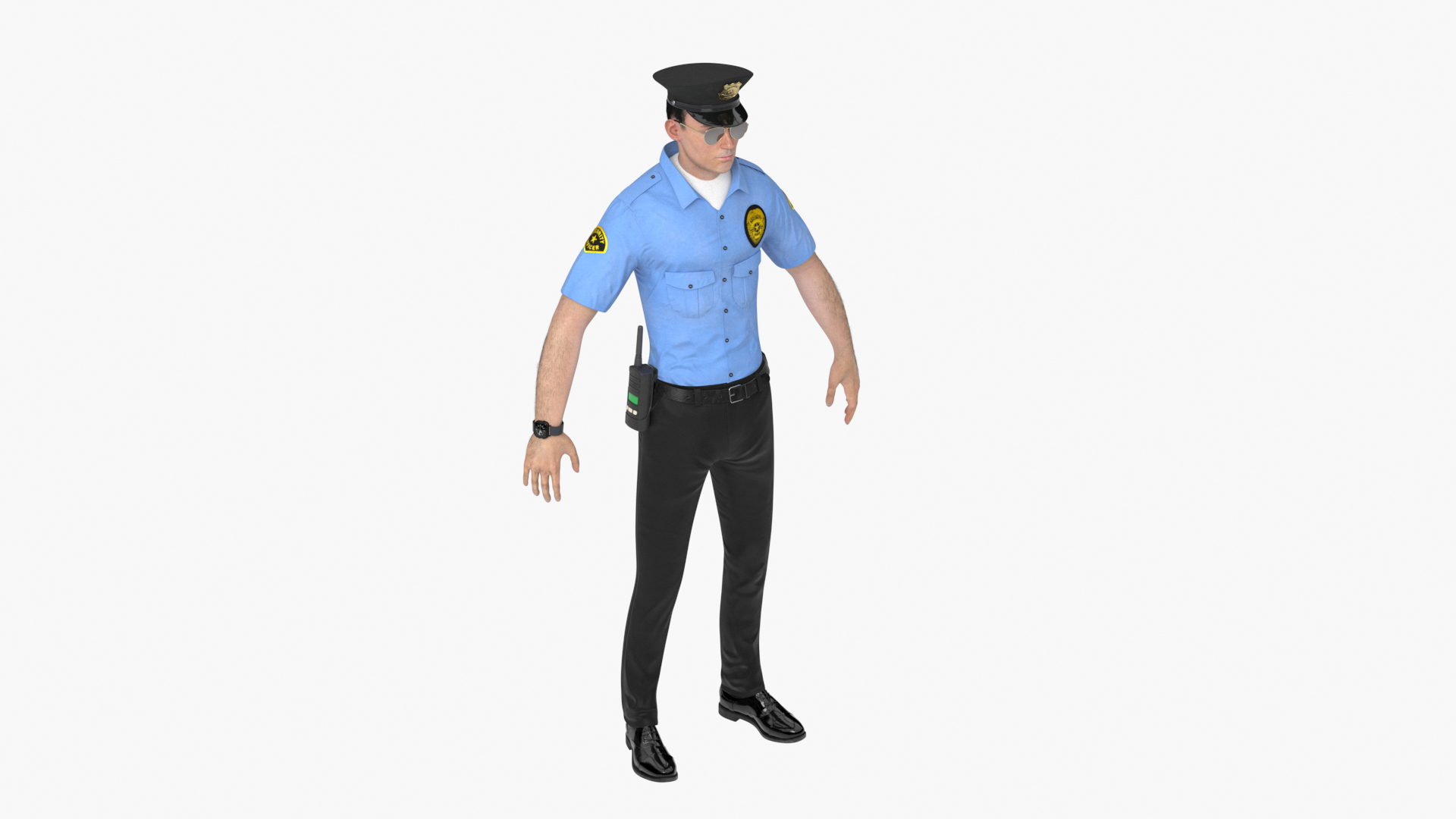 Security Guard Model - TurboSquid 1460086