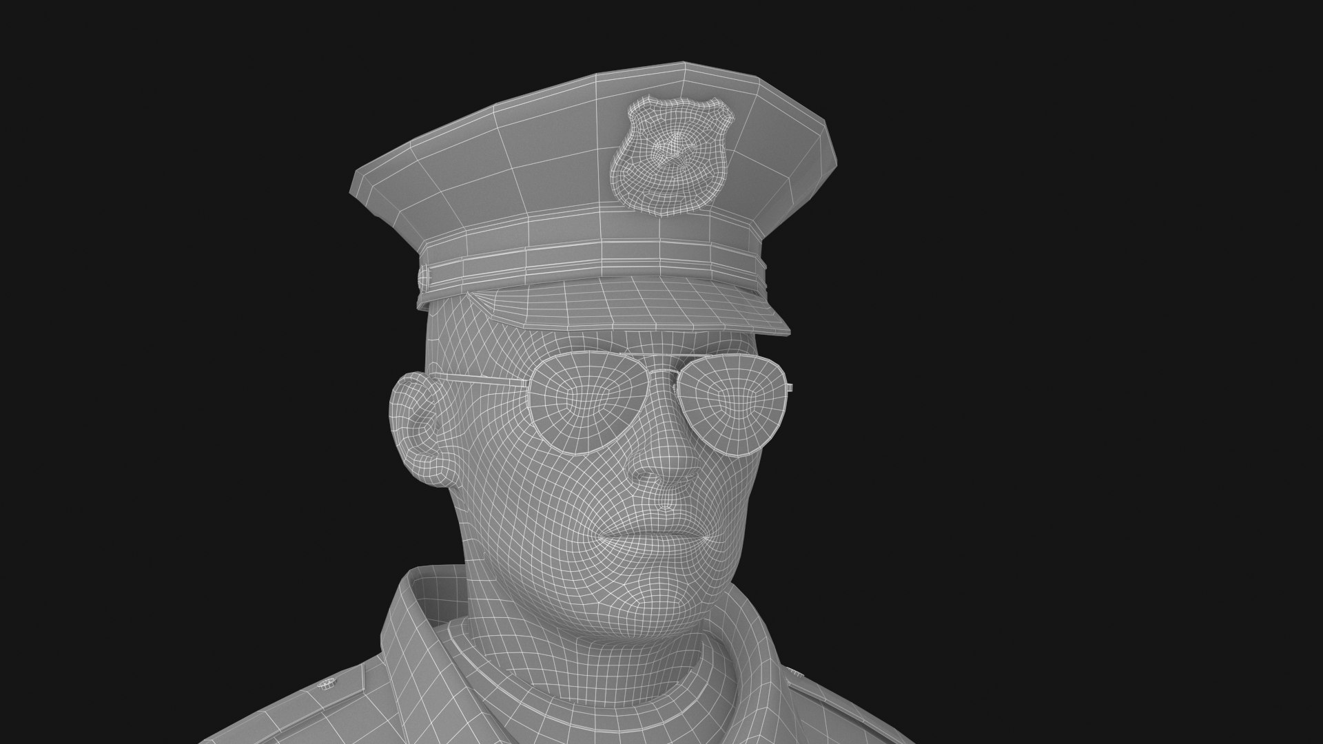 Security Guard Model - TurboSquid 1460086