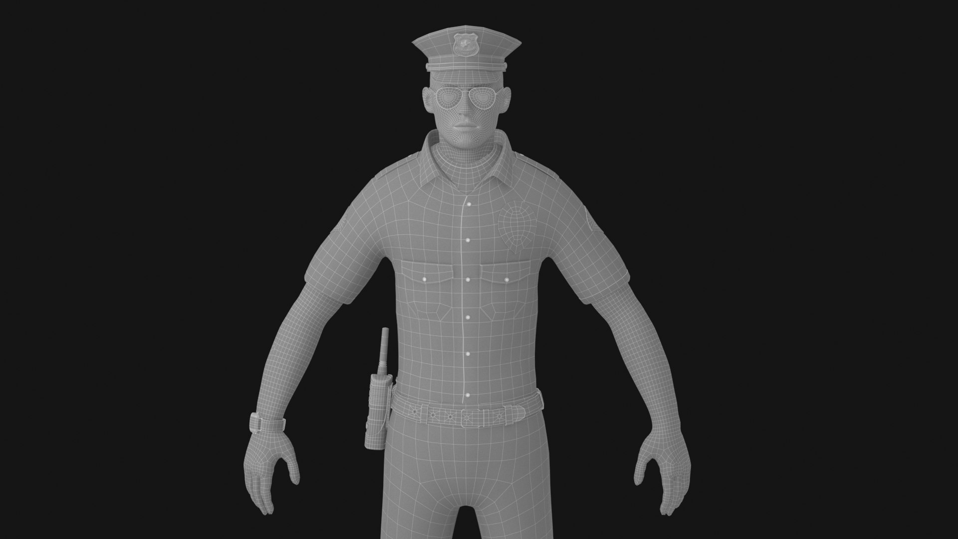 Security Guard Model - TurboSquid 1460086