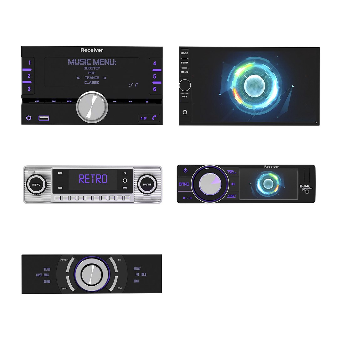 Receiver Car Model - TurboSquid 1321552