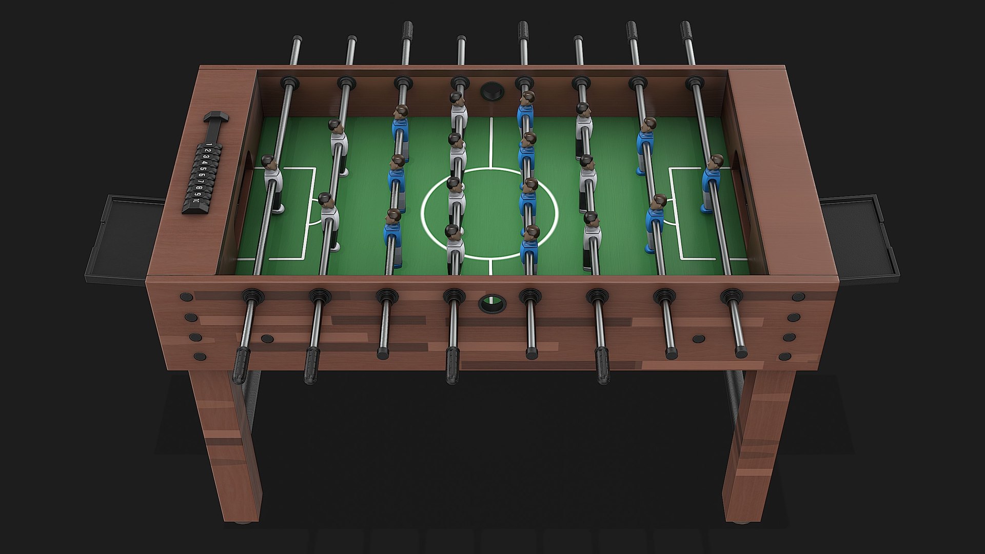 Foosball Table 3D Model - TurboSquid 2156601
