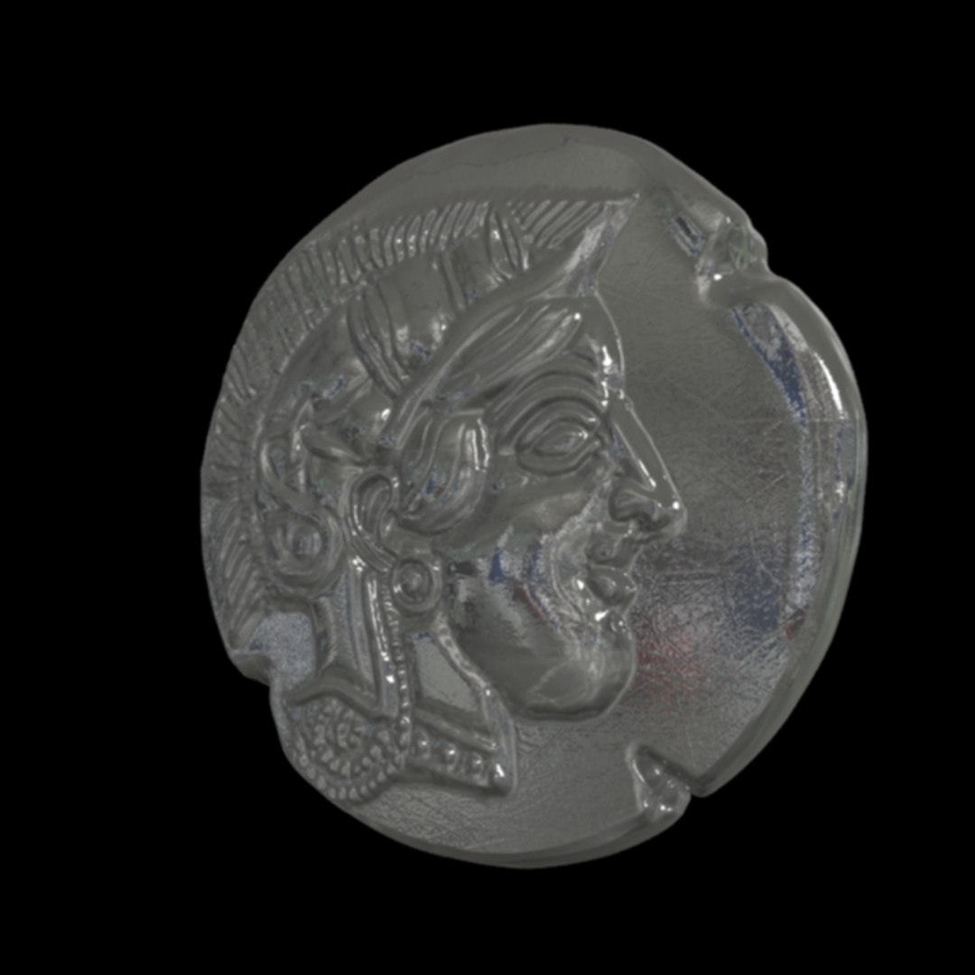 3D Model Coin Print Athena - TurboSquid 1233139