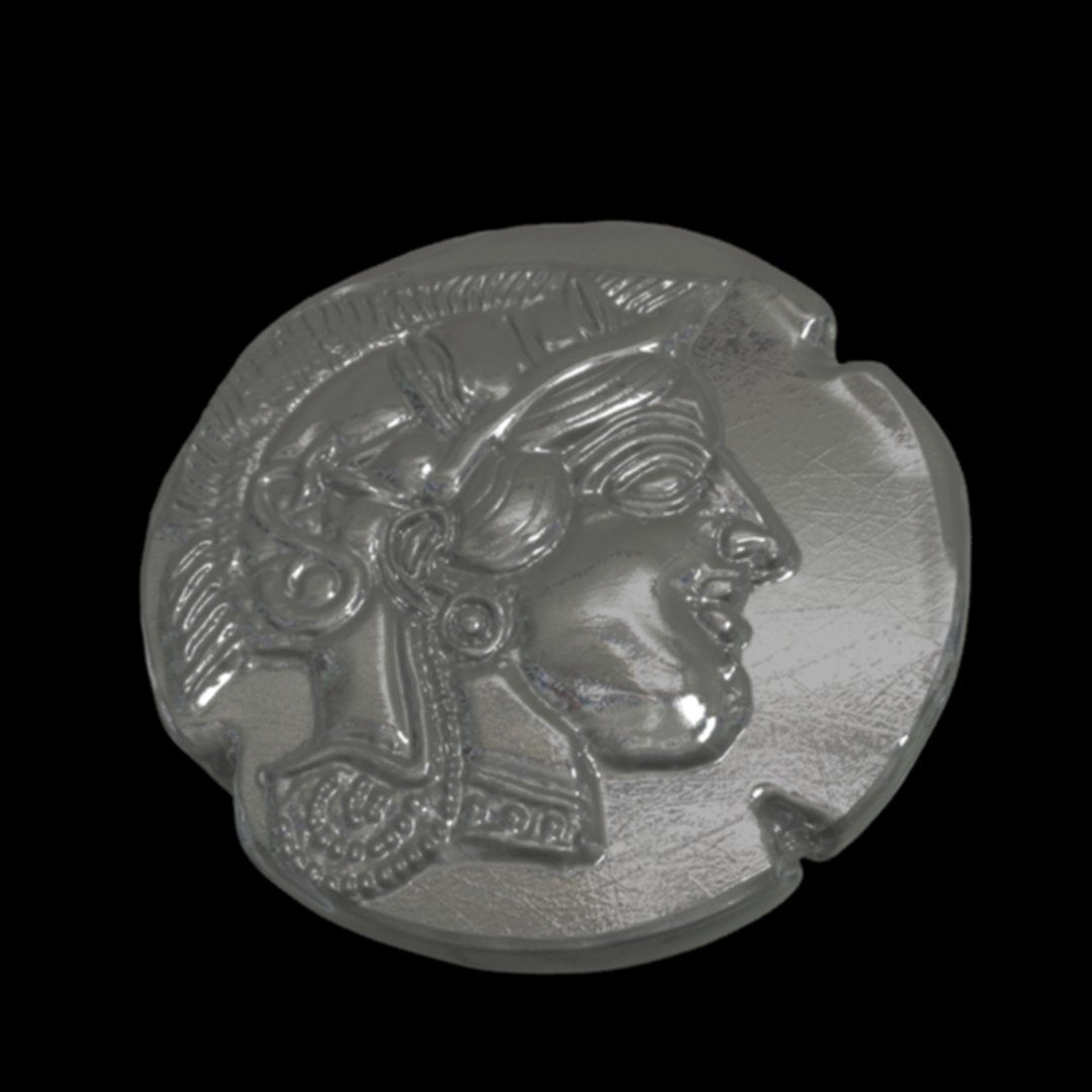 3D Model Coin Print Athena - TurboSquid 1233139