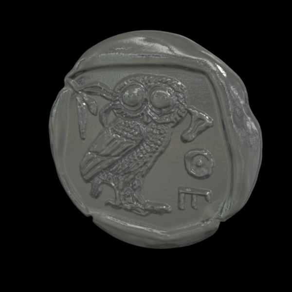 3D model coin print athena - TurboSquid 1233139