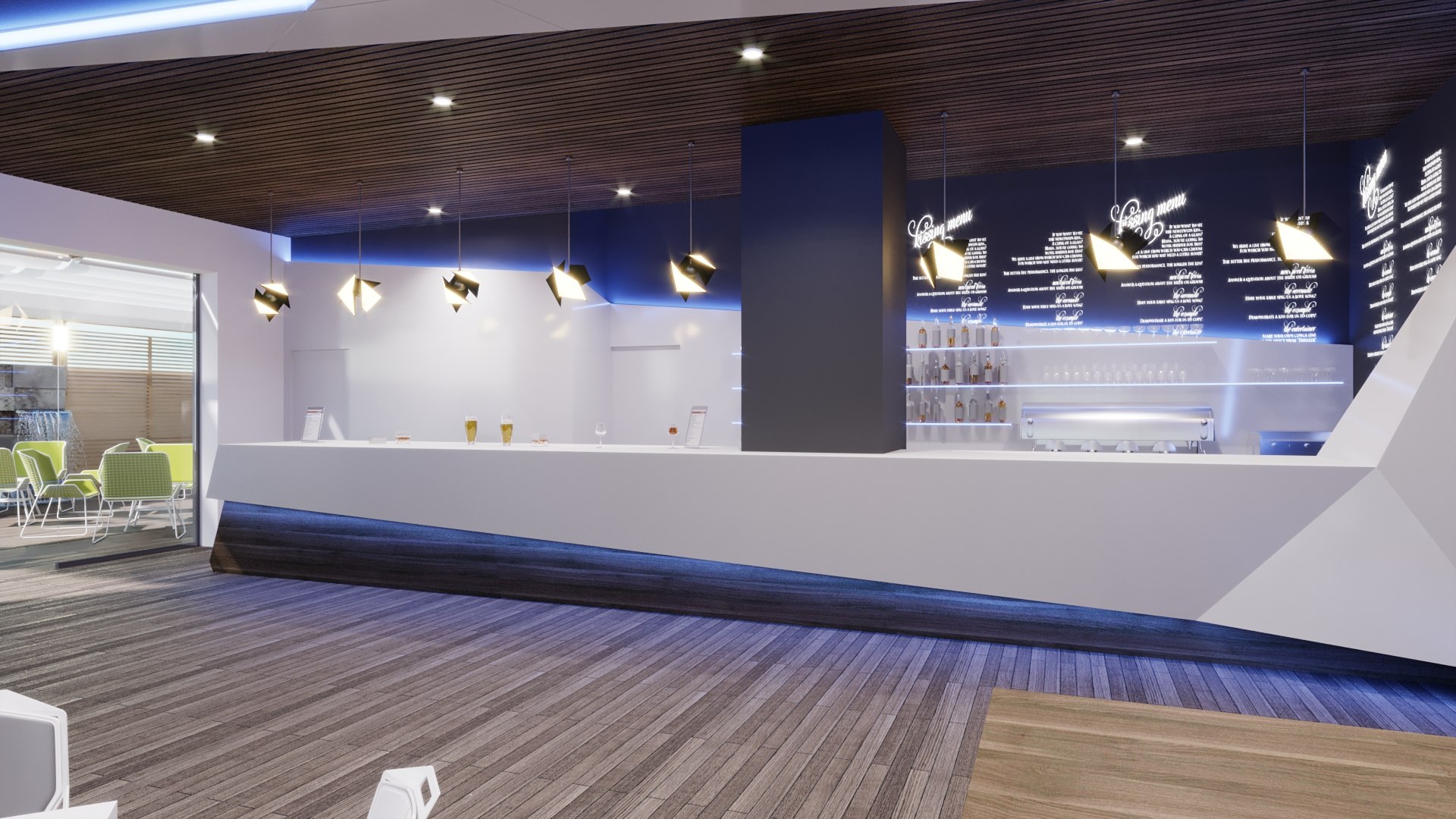 Interior Modern Lounge 3D - TurboSquid 1919906