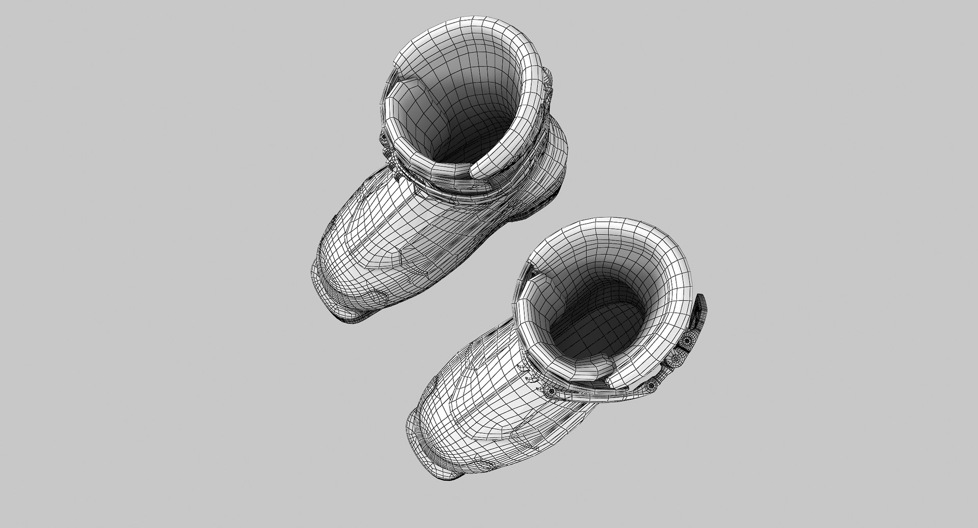 3D Alpine Ski Boots Model - TurboSquid 1354247