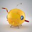 3d Stylized Cartoon Mini Submarine Model
