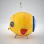 3d Stylized Cartoon Mini Submarine Model