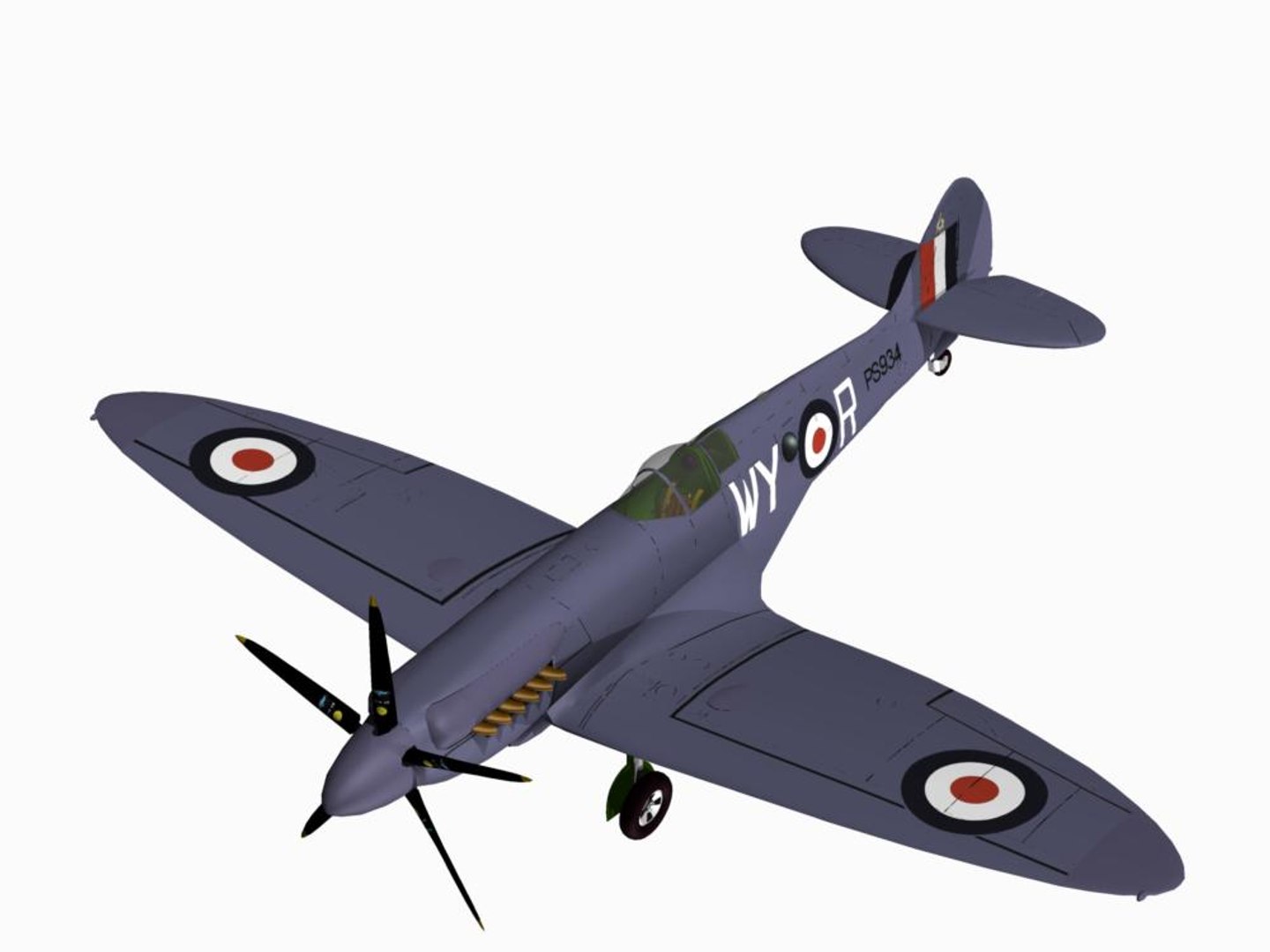 3d Supermarine Spitfire Model