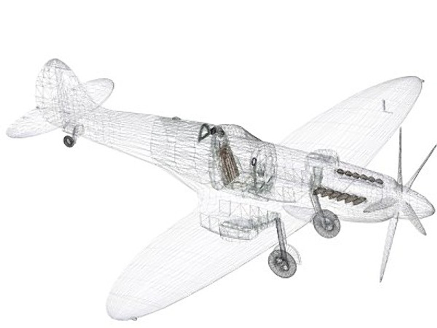 3d Supermarine Spitfire Model