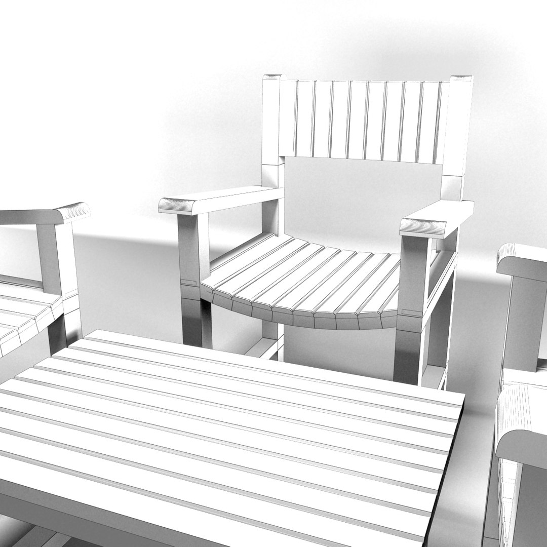 dxf table chairs