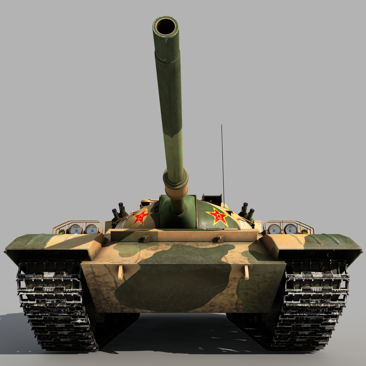 3d model of type 88 china main