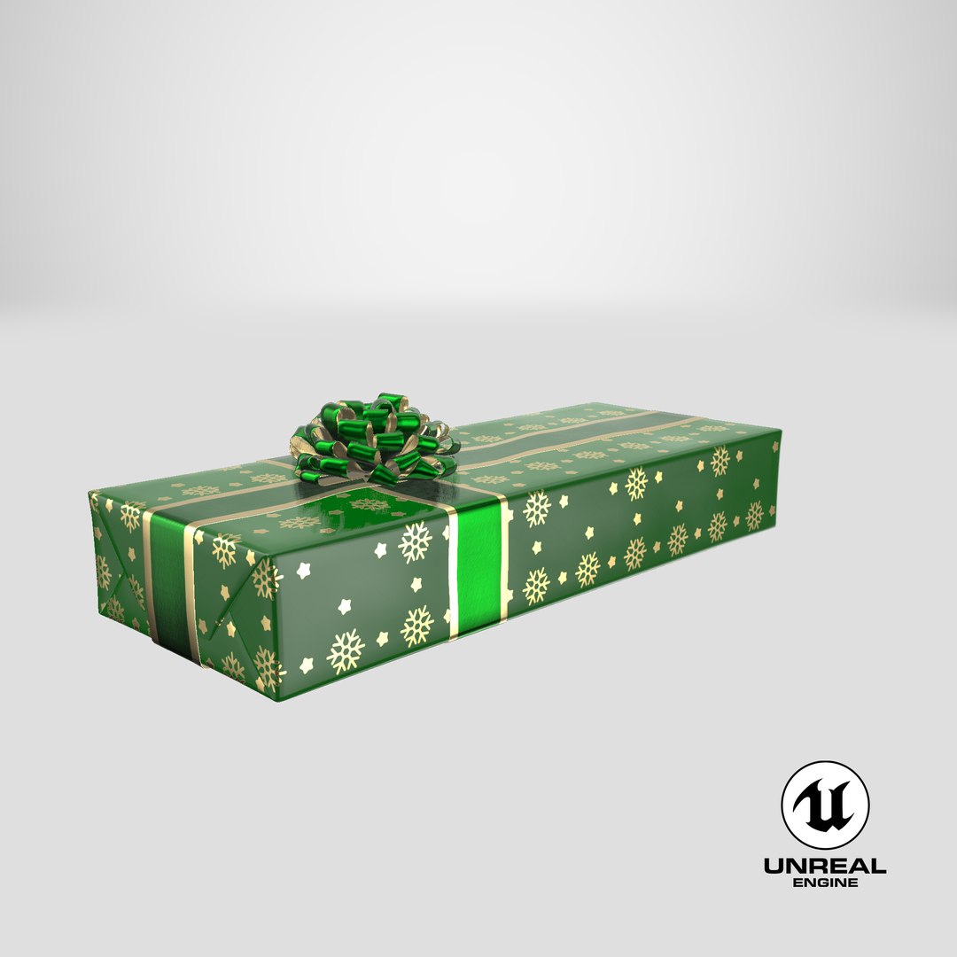 3D Model Realistic Christmas Present 10 - TurboSquid 1971145