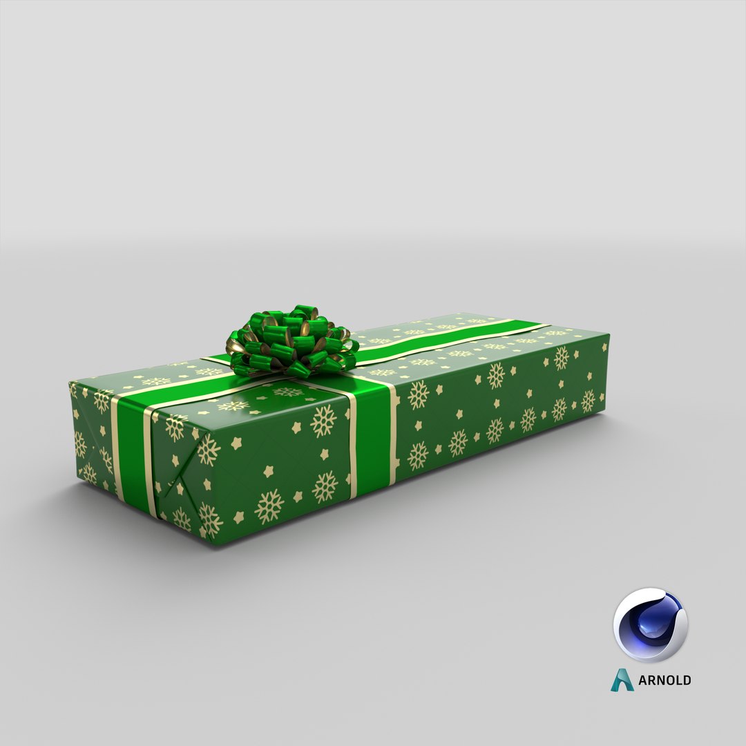 3D Model Realistic Christmas Present 10 - TurboSquid 1971145