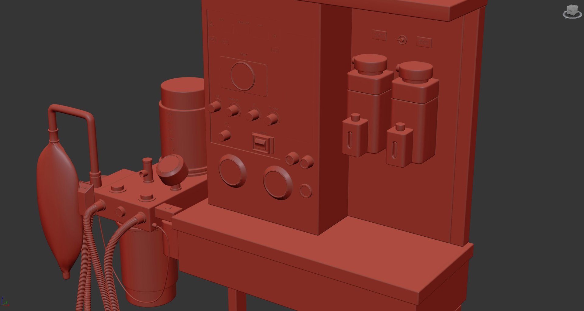 3D Model Anesthesia Machine Biomed 200 - TurboSquid 1323602