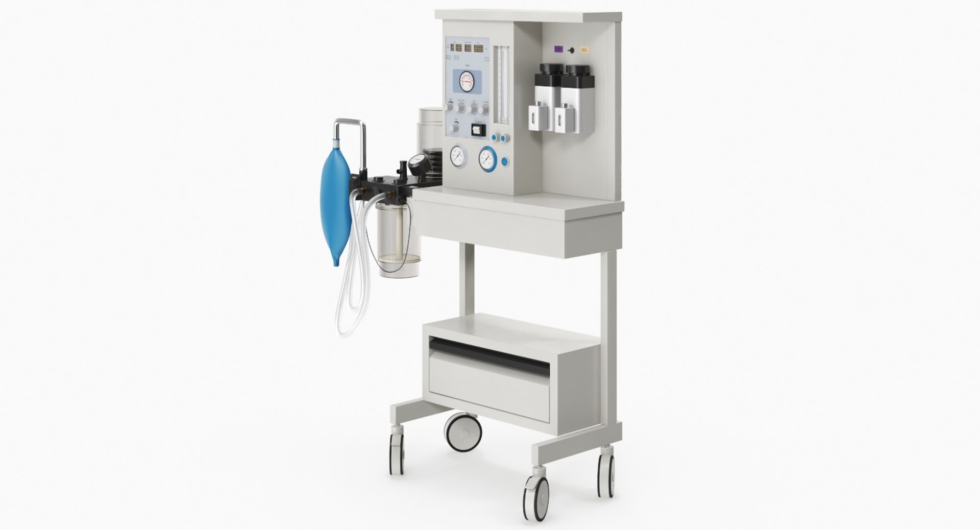 3D Model Anesthesia Machine Biomed 200 - TurboSquid 1323602