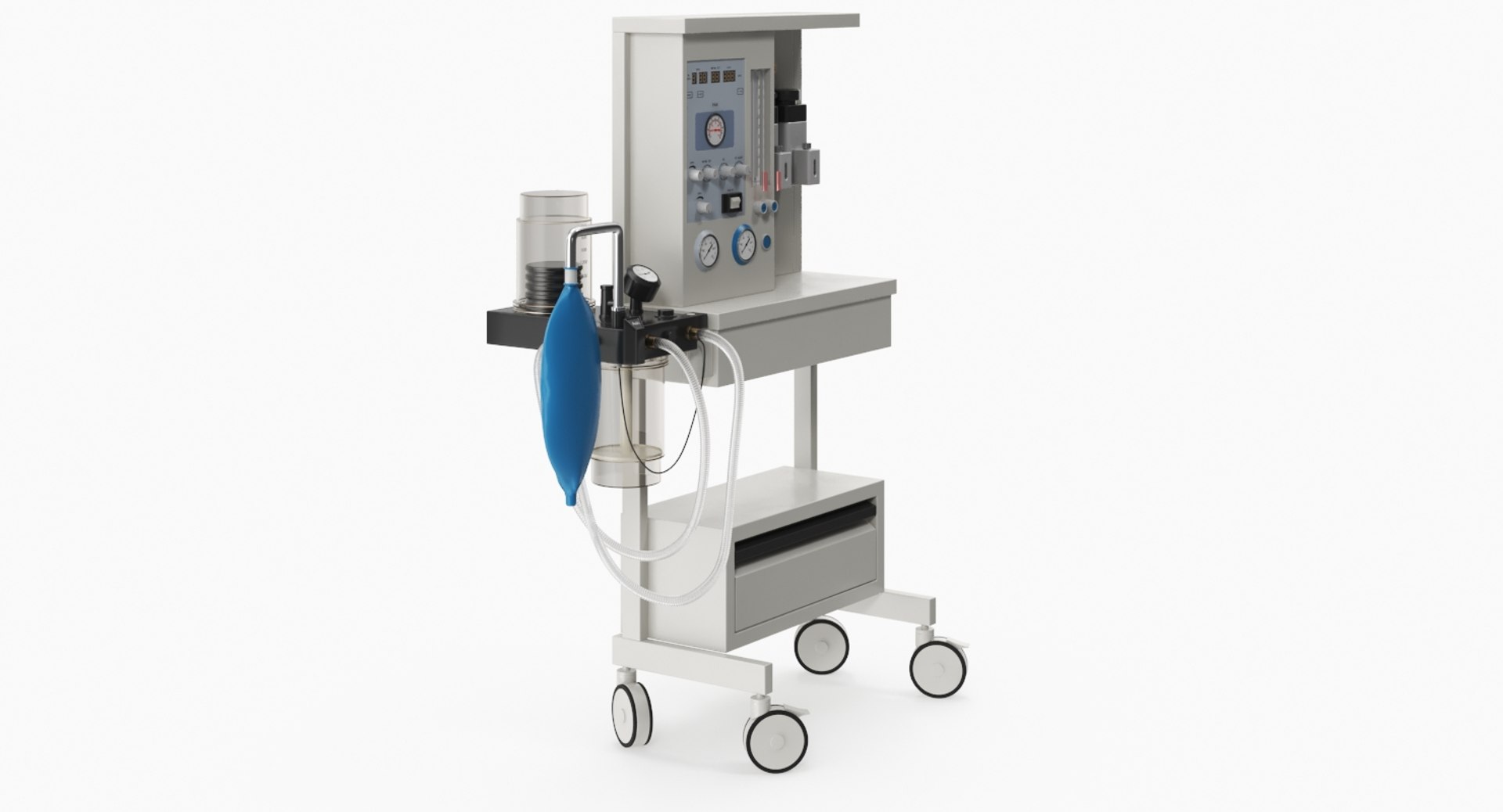 3D Model Anesthesia Machine Biomed 200 - TurboSquid 1323602