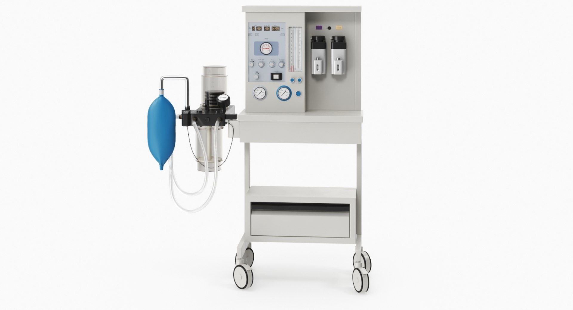 3D Model Anesthesia Machine Biomed 200 - TurboSquid 1323602