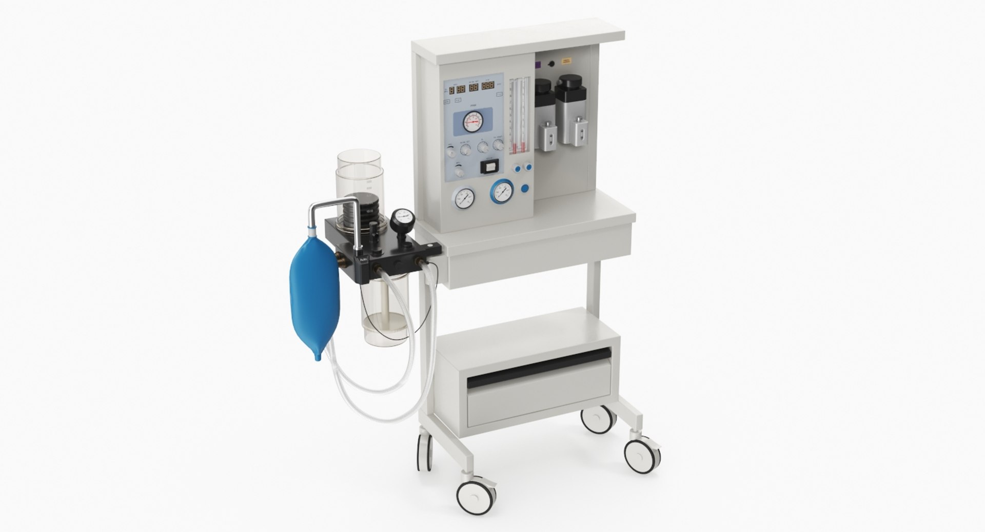 3D Model Anesthesia Machine Biomed 200 - TurboSquid 1323602
