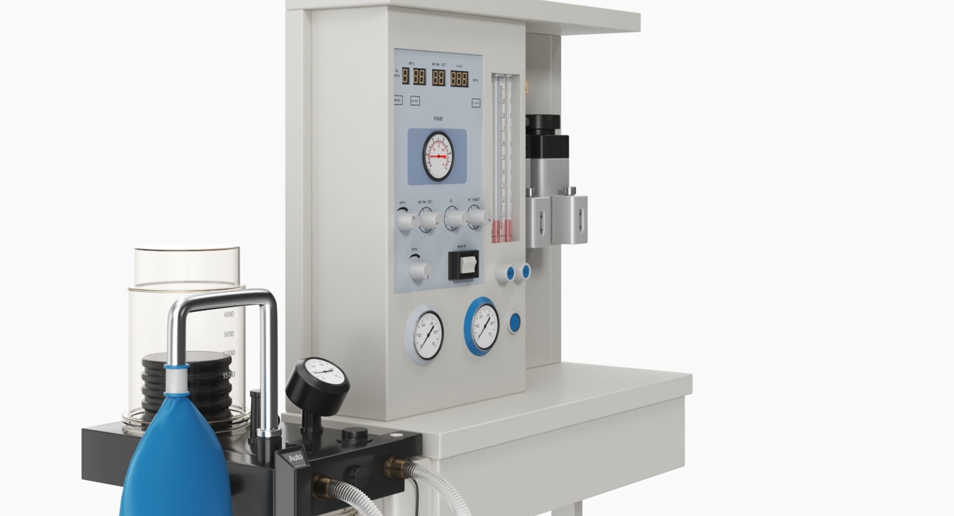 3D Model Anesthesia Machine Biomed 200 - TurboSquid 1323602