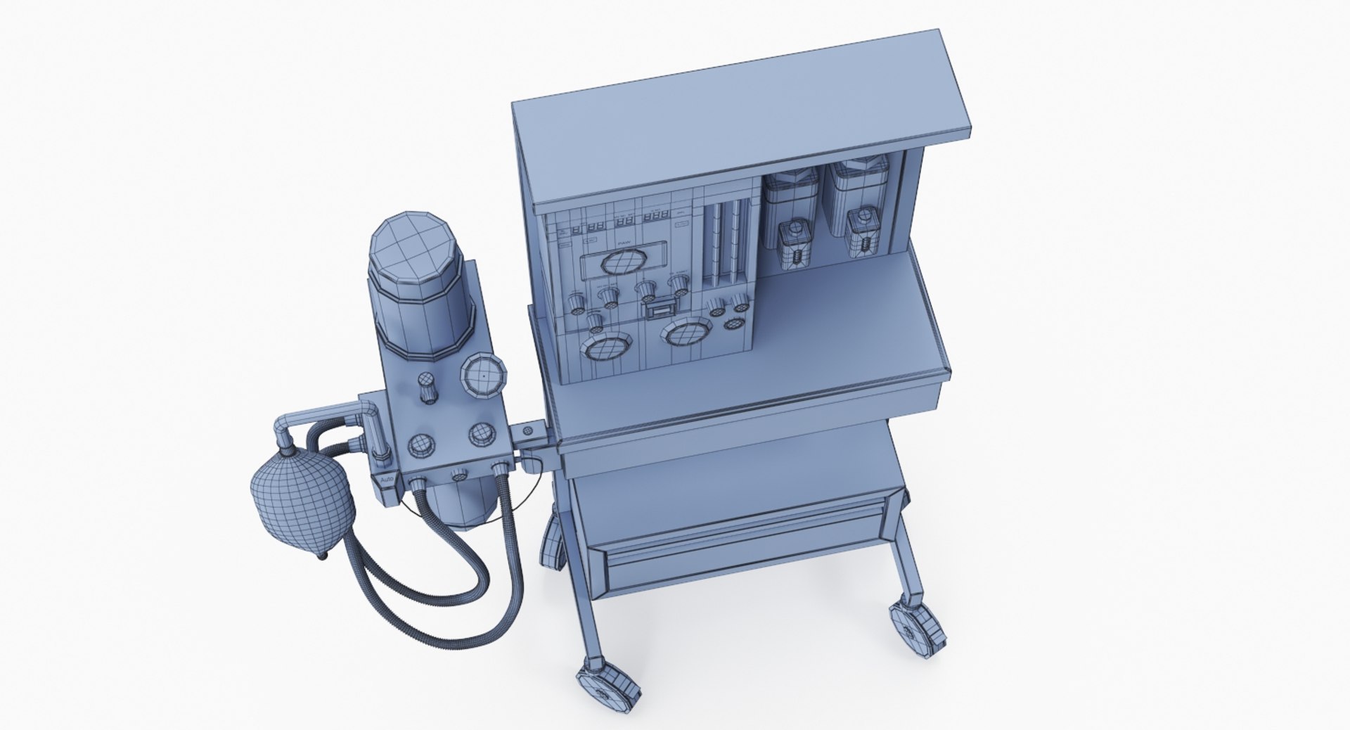 3D Model Anesthesia Machine Biomed 200 - TurboSquid 1323602