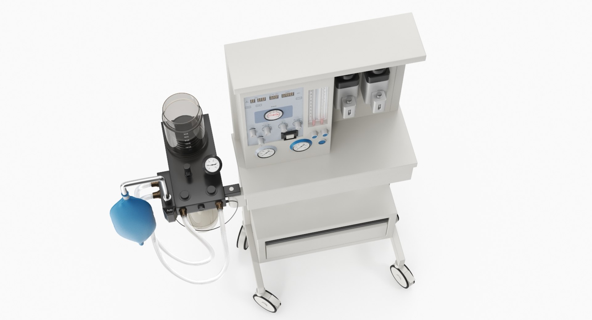 3D Model Anesthesia Machine Biomed 200 - TurboSquid 1323602