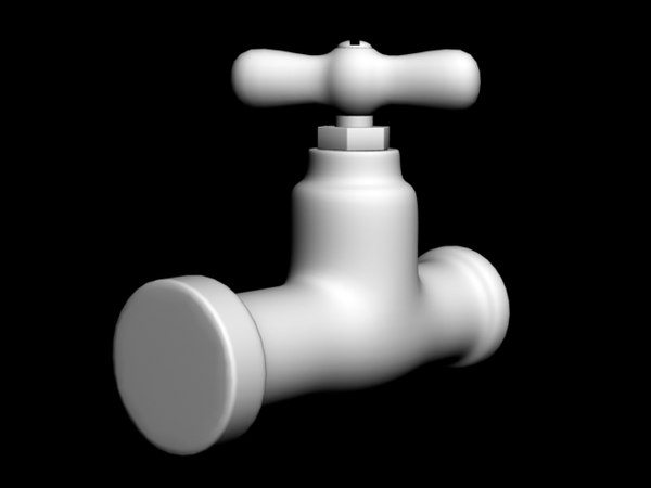3d model valve