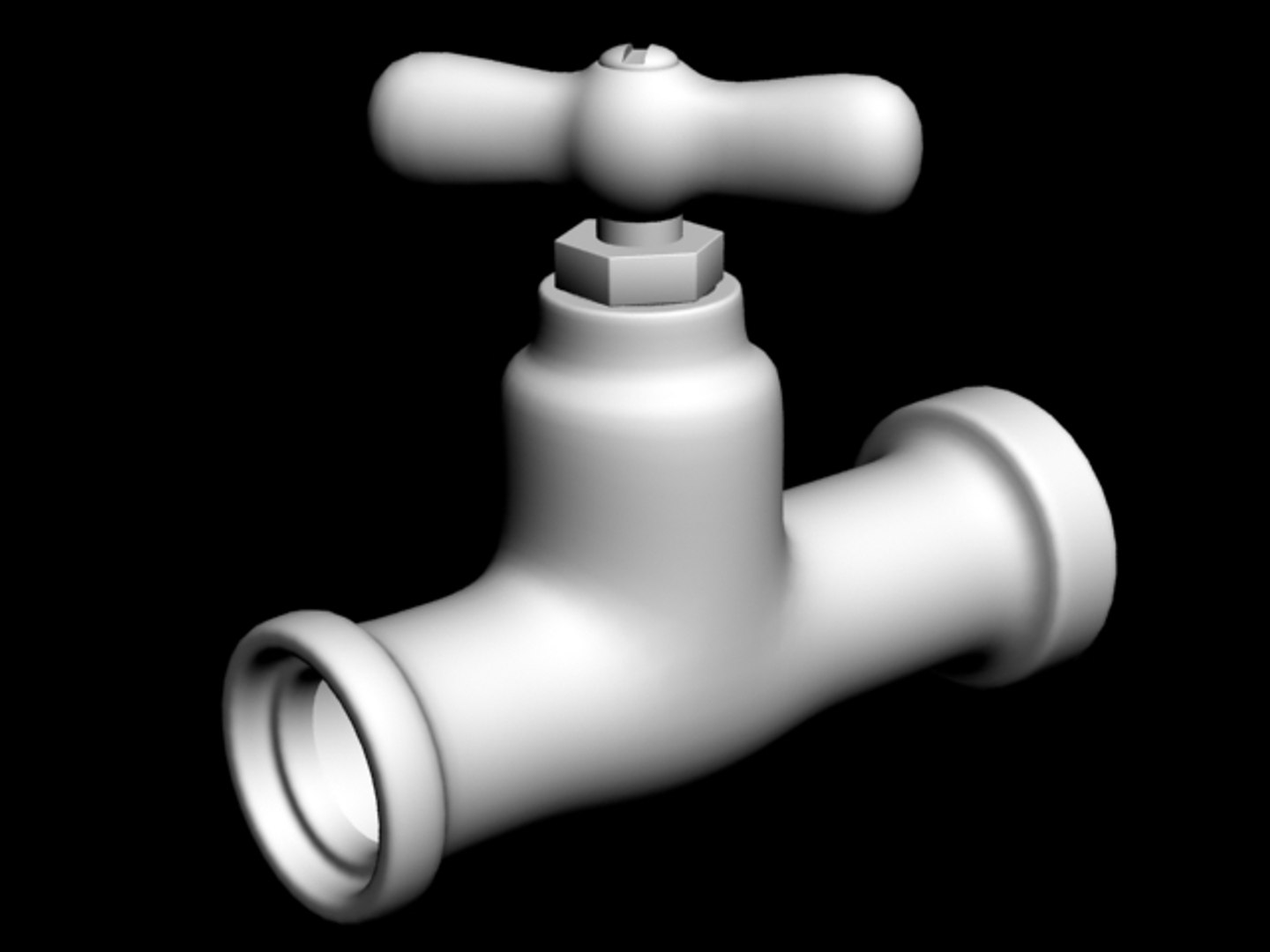 3d model valve