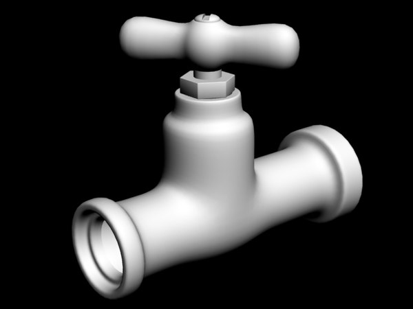 3d model valve