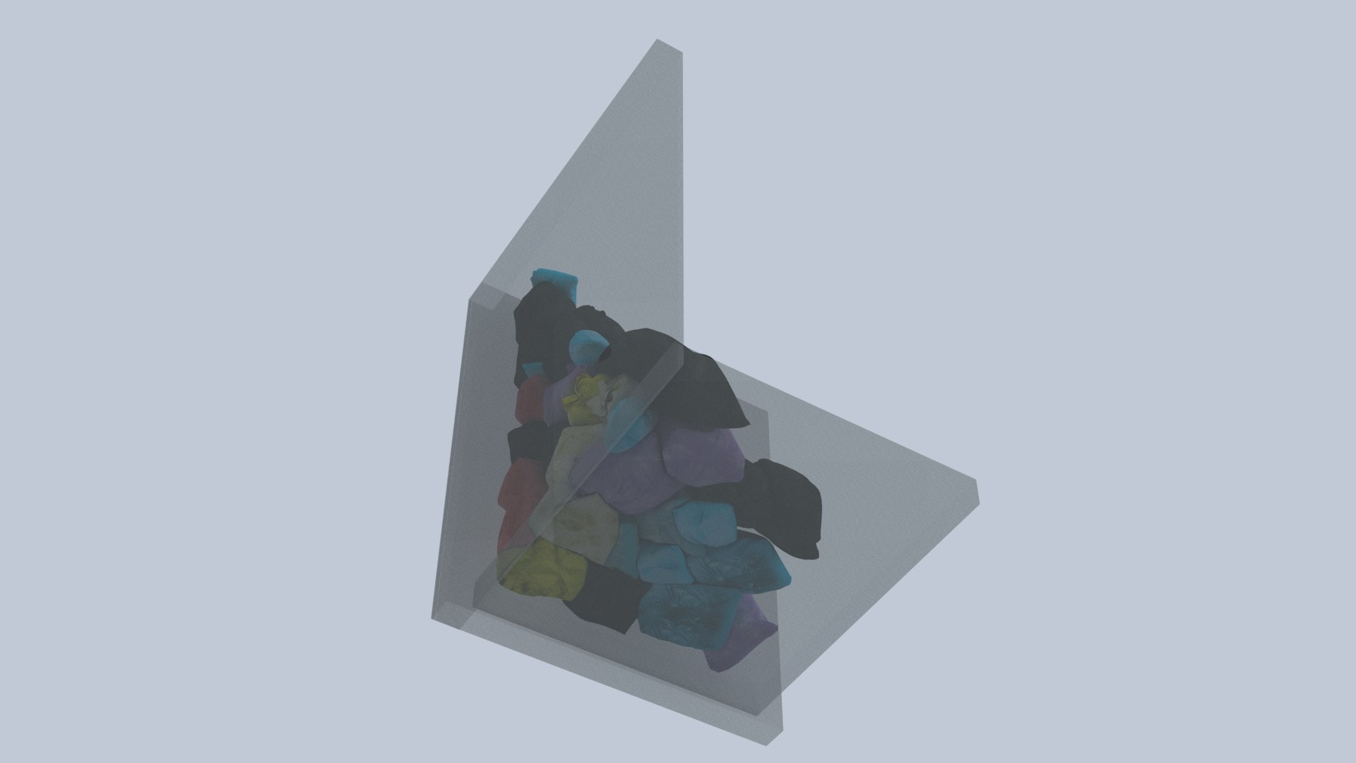 3D Big Garbage Bags Pile In Interior Street Corner - TurboSquid 1965301