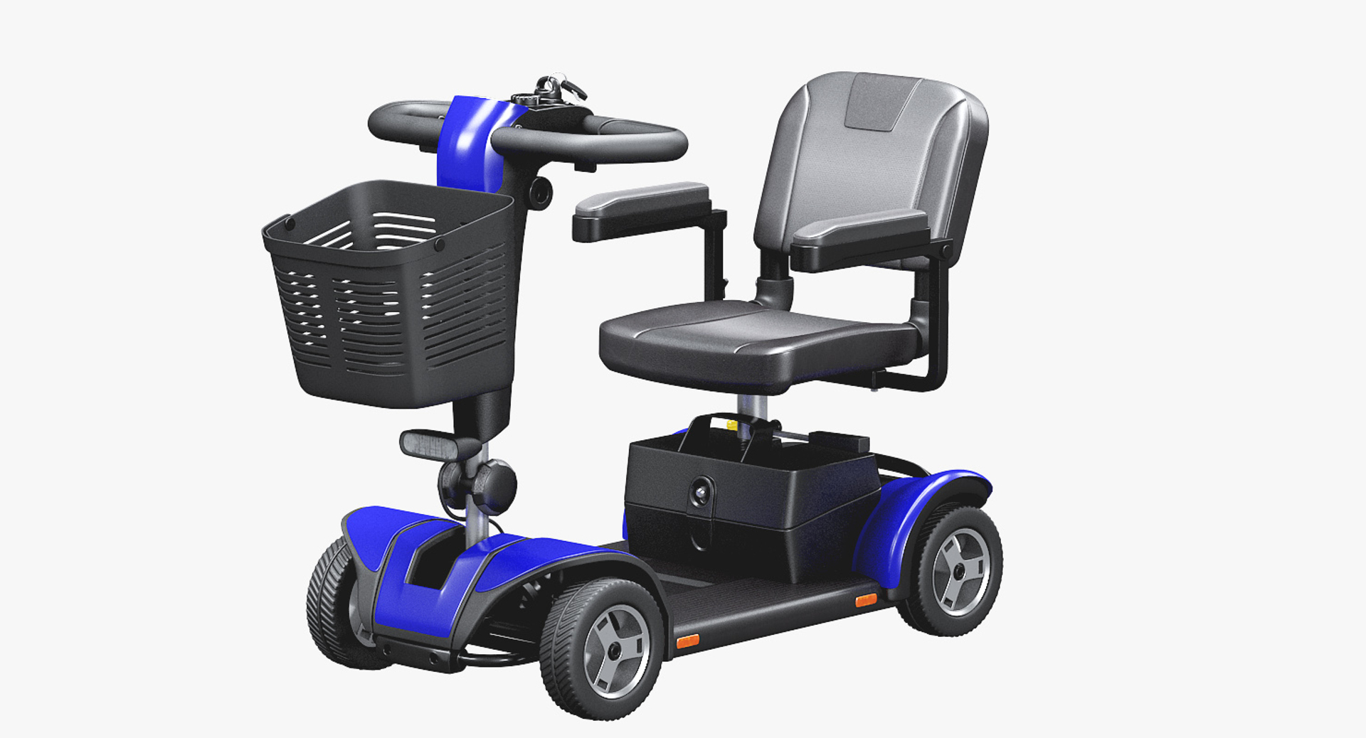 4-wheel Mobility Scooter 3D Model - TurboSquid 1319009