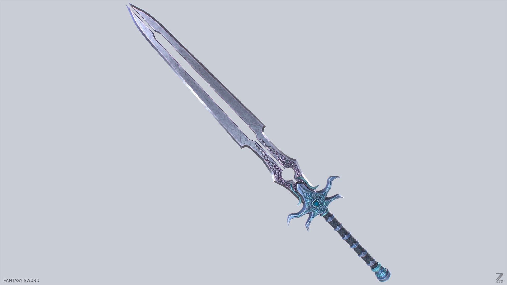 Fantasy Sword 3D Model - TurboSquid 2420712