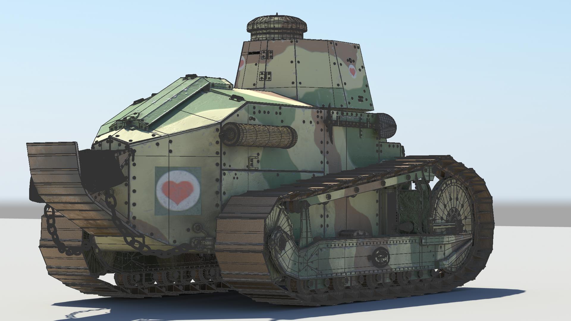 X Renault Ft17 Light Tank