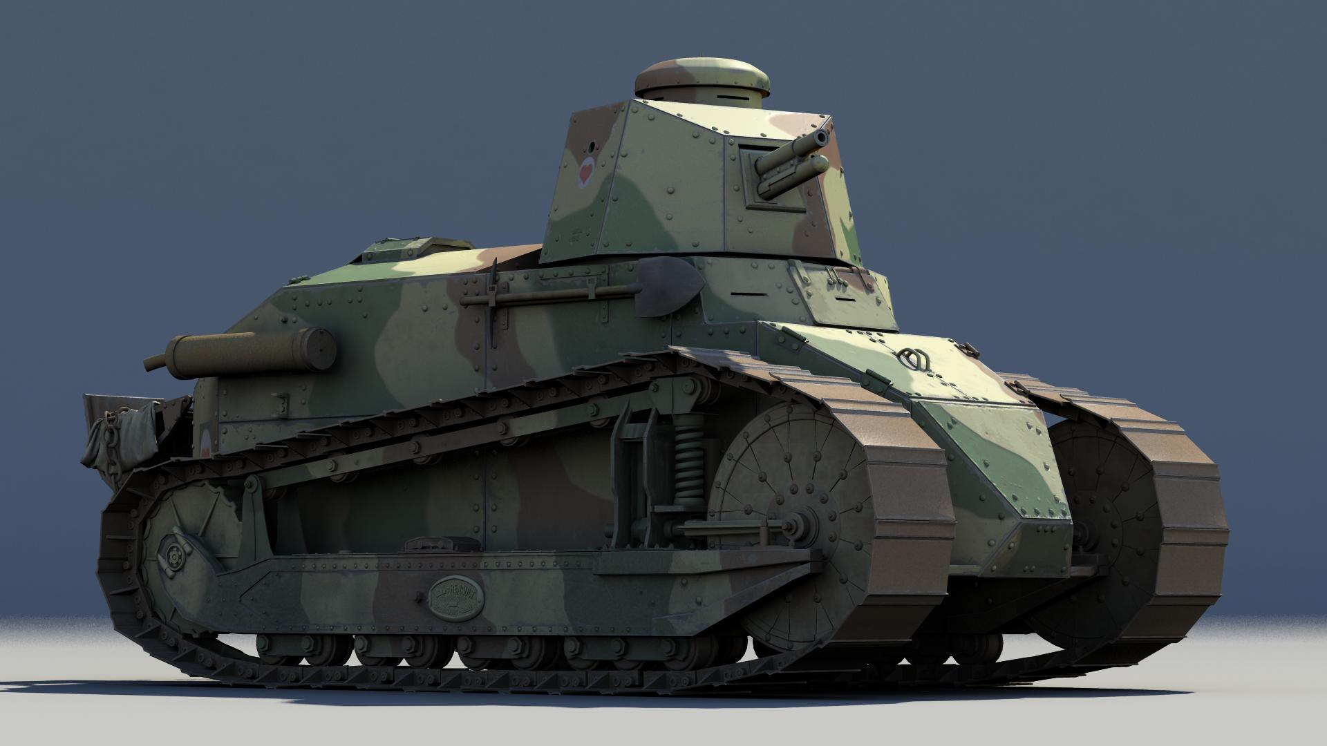X Renault Ft17 Light Tank