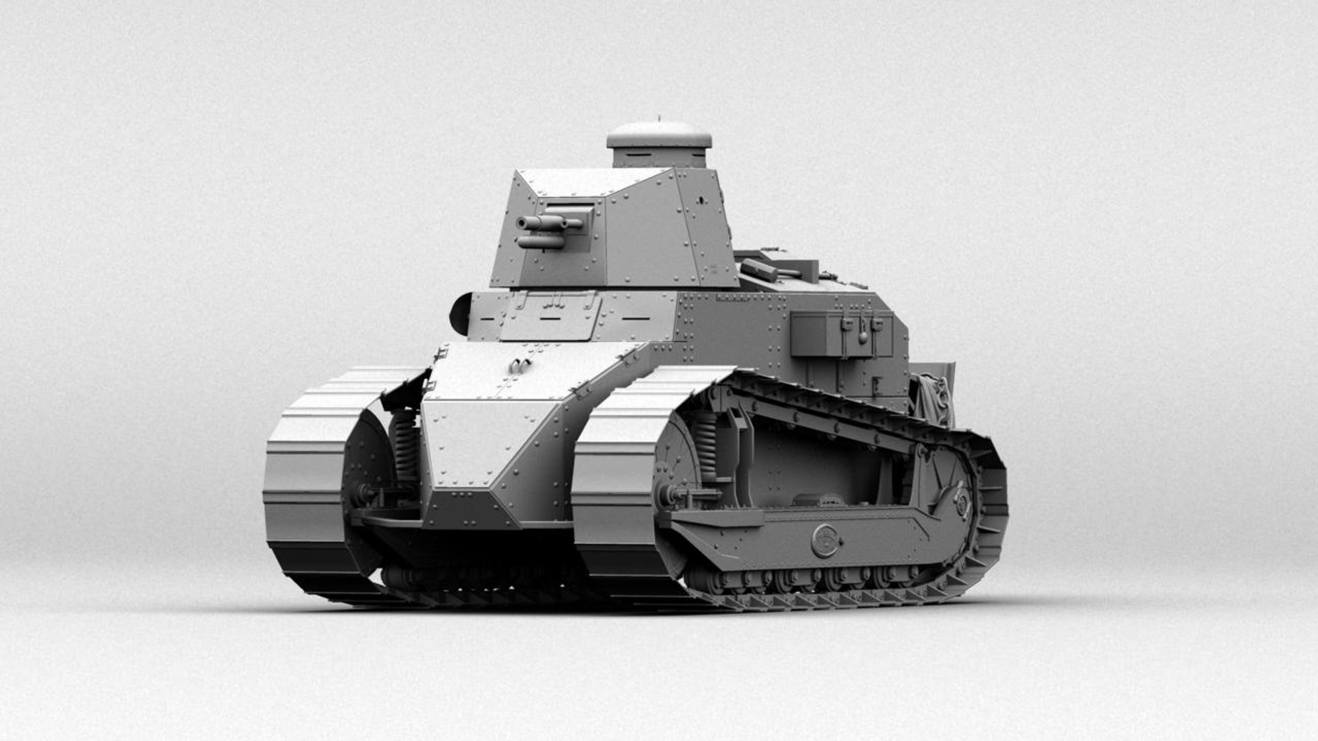 X Renault Ft17 Light Tank