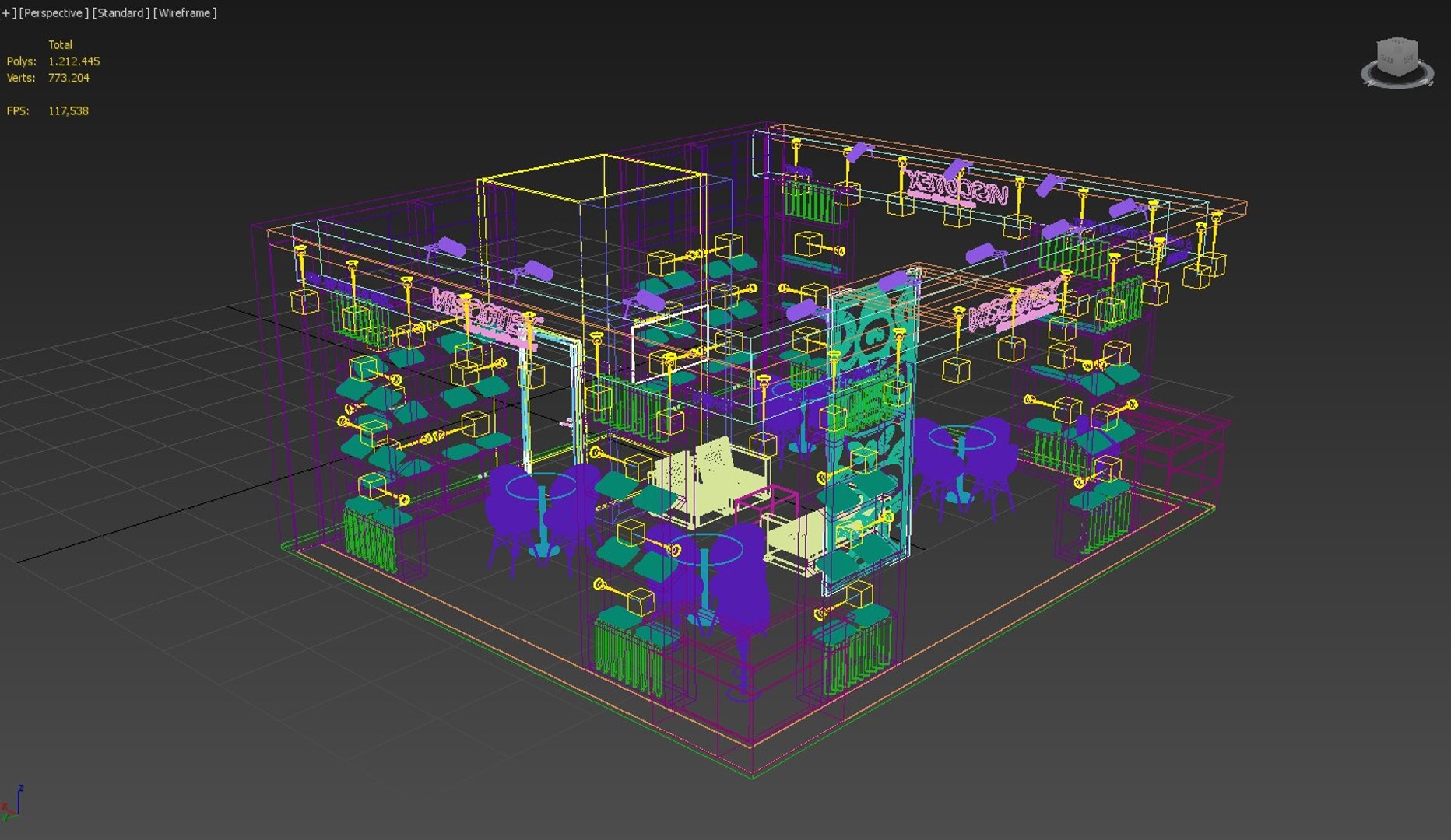 3D Stall Height Cm 3 - TurboSquid 1565914