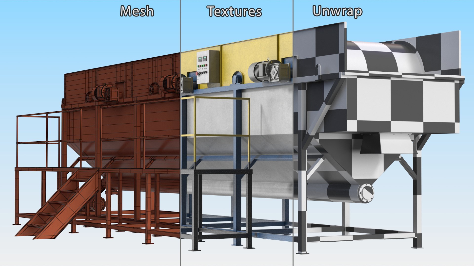 3D Model Floating Tank Washer - TurboSquid 2319917