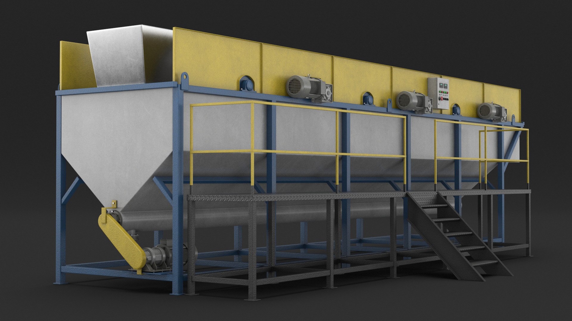 3D Model Floating Tank Washer - TurboSquid 2319917