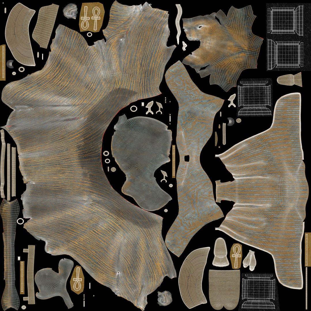 3D Model Pharaoh Sculpture - TurboSquid 1284625