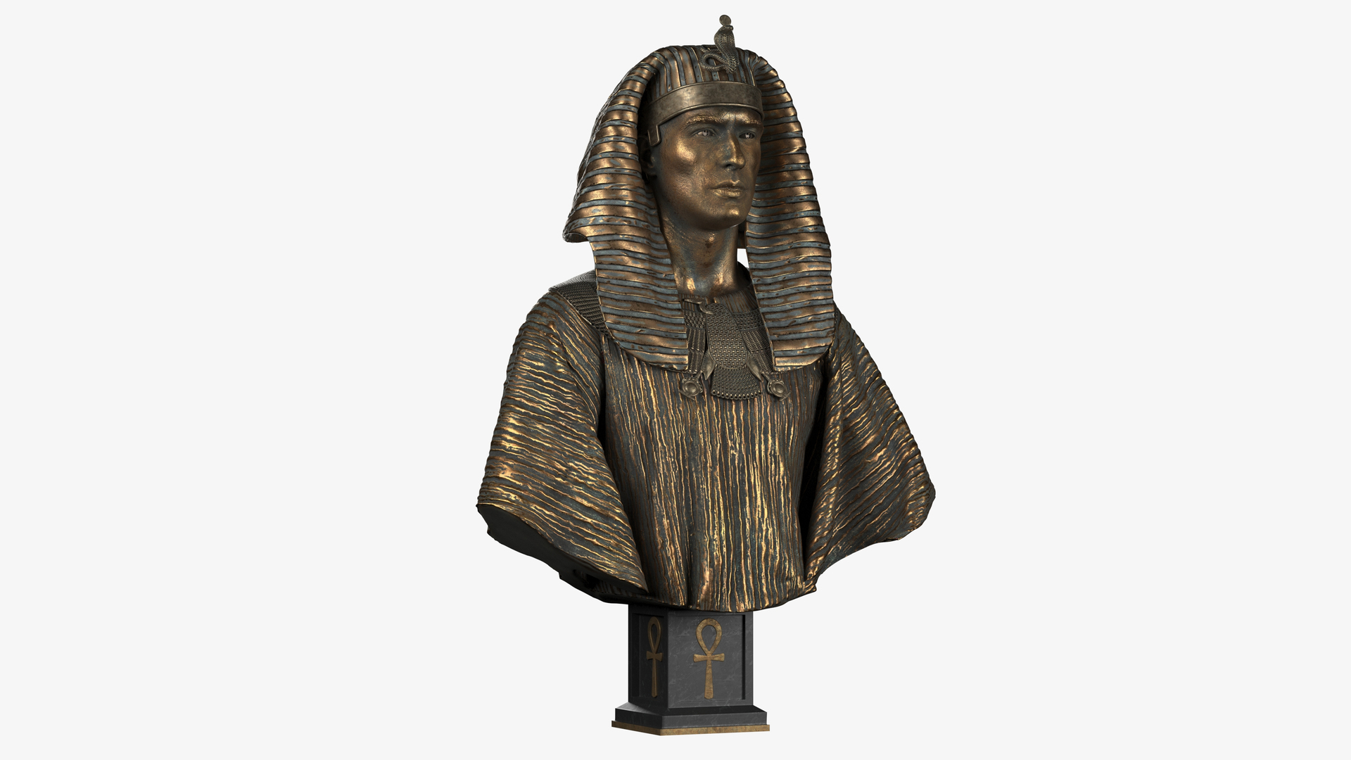 3D Model Pharaoh Sculpture - TurboSquid 1284625