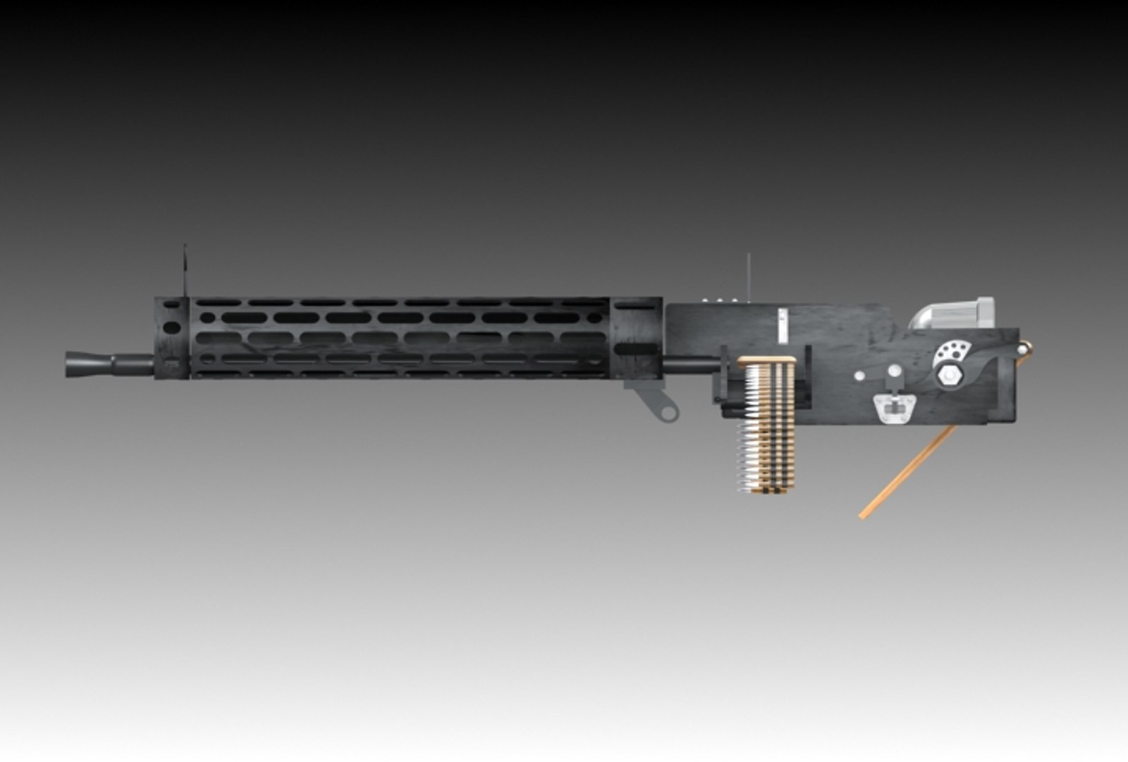 3d Spandau Machine Guns Model