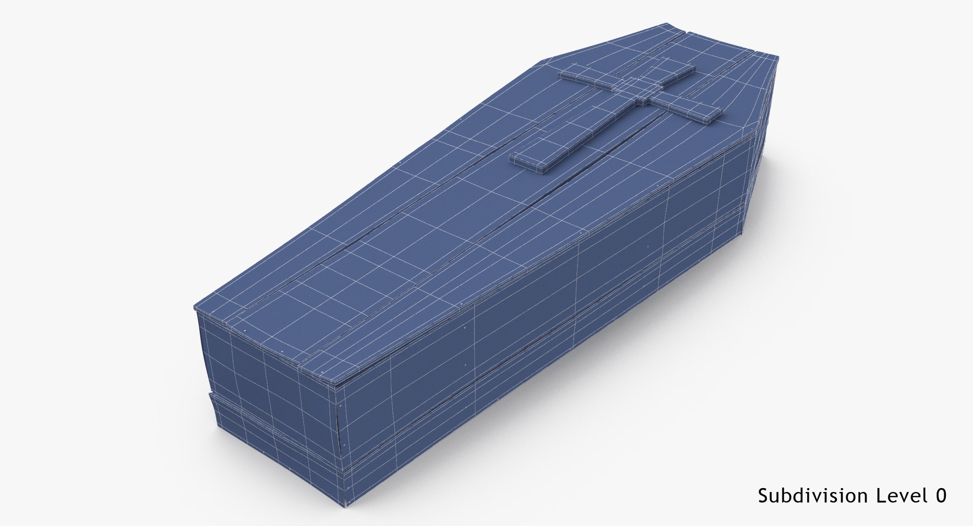 3d coffin 01 model