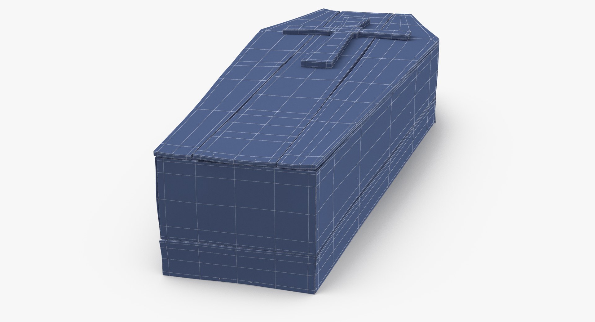3d coffin 01 model